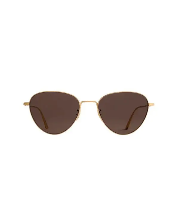 Khaite X Oliver Peoples 1991c Sunglasses - Gold / Brown