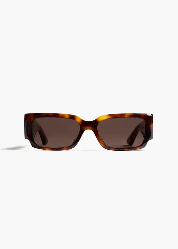 Khaite X Oliver Peoples 1995c Sunglasses - Dark Mahogany / Brown