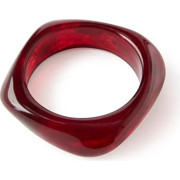 RUBI SHOES Bangle - Burgundy Swirl Bangle