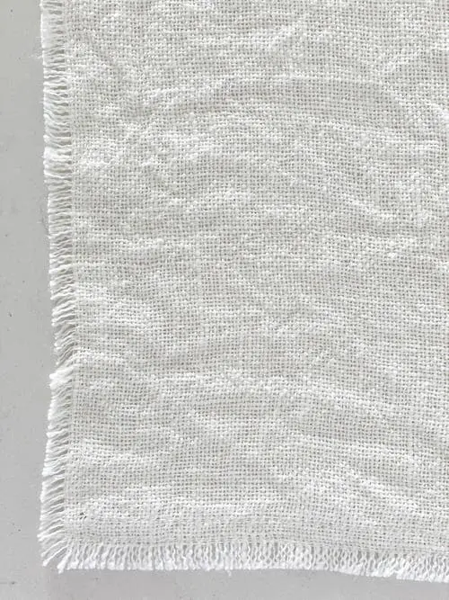 Anaya So Soft Linen Tablecloth - White