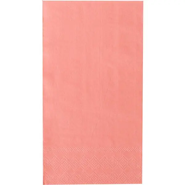 JOLLITY & CO Solid Color Guest Napkins - Cantaloupe