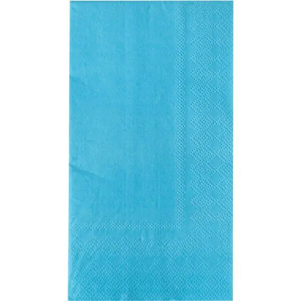 JOLLITY & CO Solid Color Guest Napkins - Cerulean