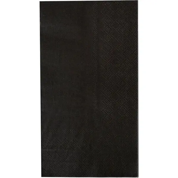 JOLLITY & CO Solid Color Guest Napkins - Onyx