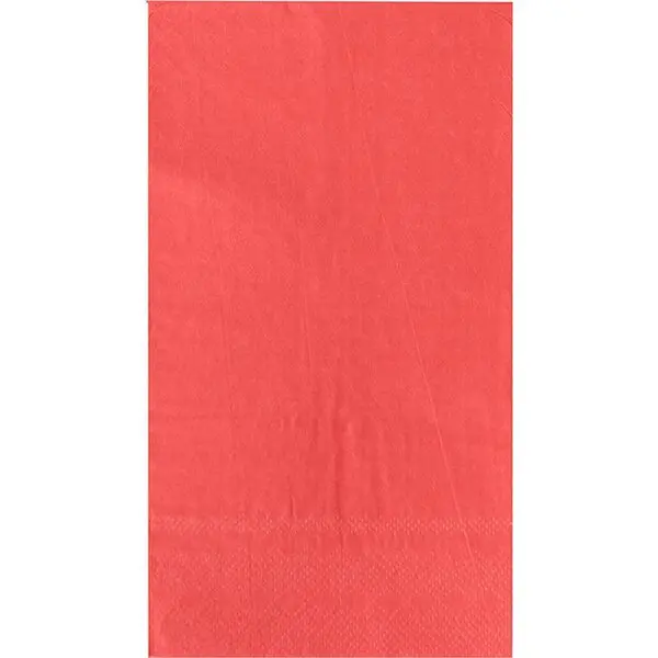JOLLITY & CO Solid Color Guest Napkins - Poppy