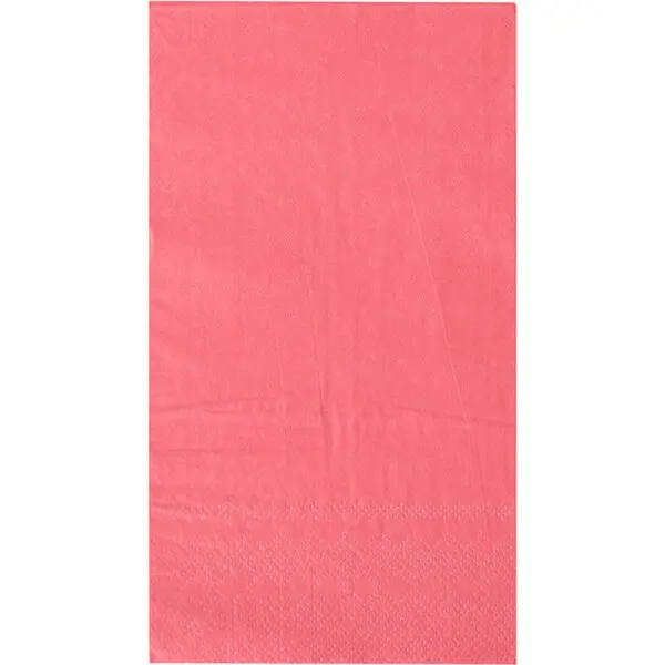 JOLLITY & CO Solid Color Guest Napkins - Watermelon