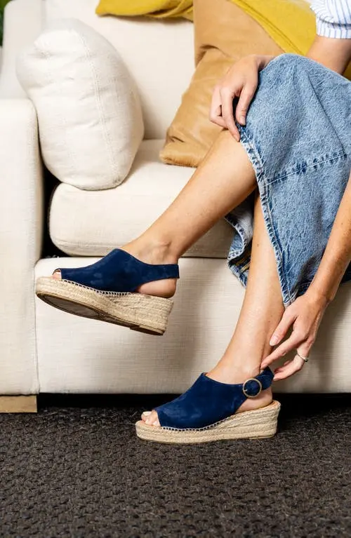 PATRICIA GREEN Stella Slingback Espadrille Wedge Sandal