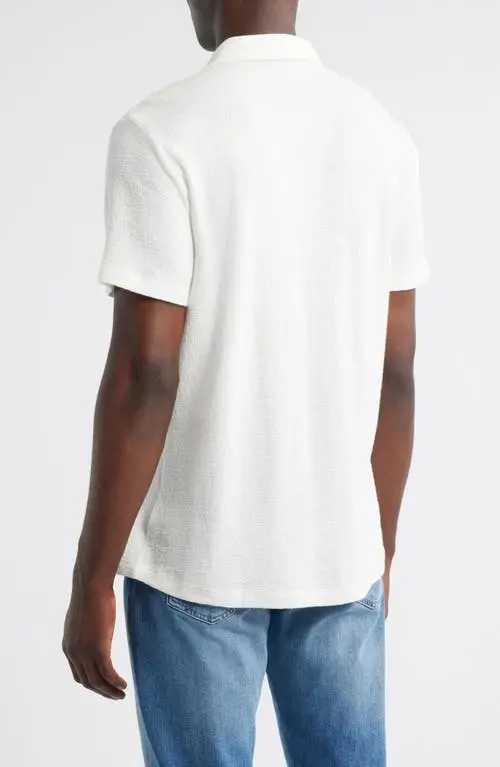 Robert Barakett Newman Short Sleeve Knit Button-up Shirt