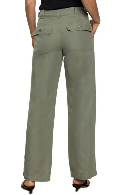 Sanctuary Wide Leg Linen-blend Pants