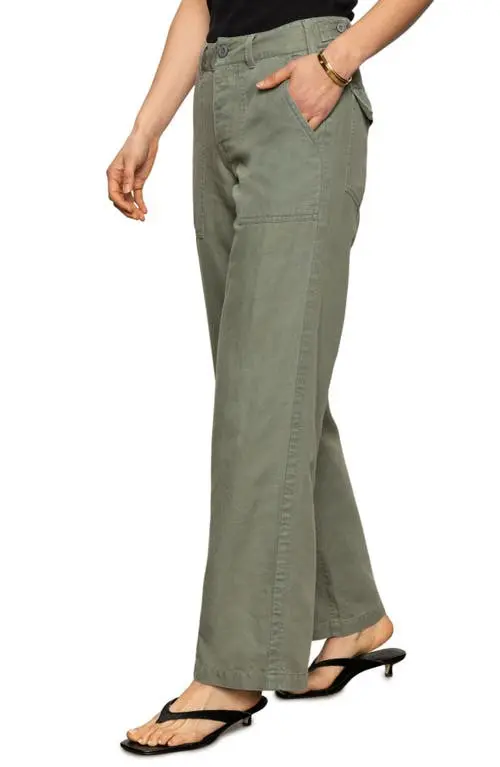 Sanctuary Wide Leg Linen-blend Pants