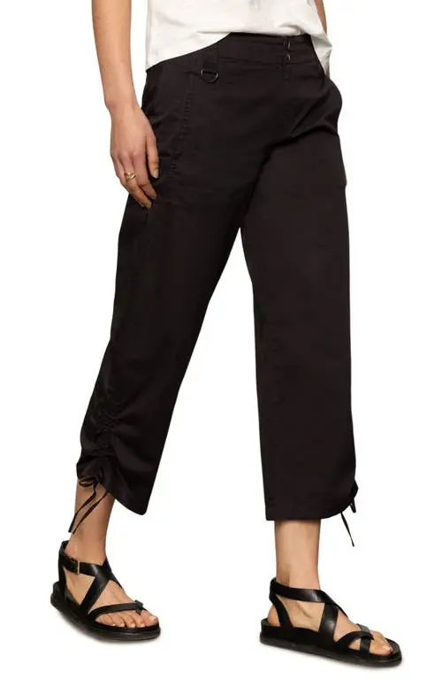 Sanctuary Cotton Twill Utility Crop Pants
