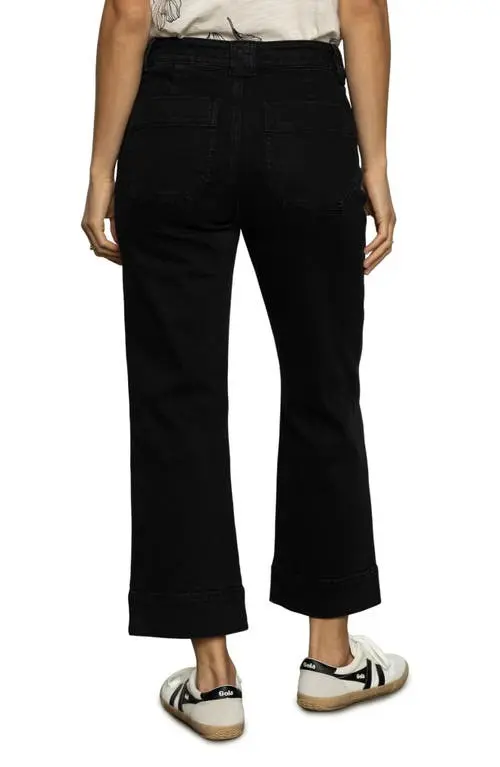 Sanctuary Voyage High-waist Cropped Wide-leg Jeans