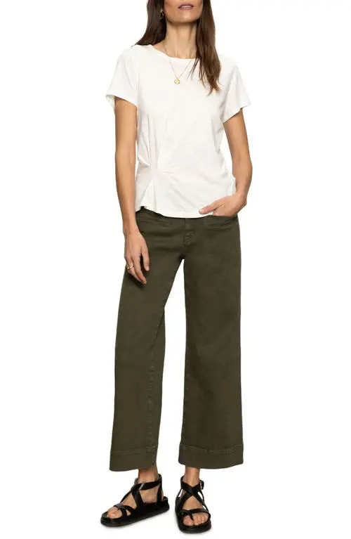 Sanctuary Voyage High Waist Crop Wide Leg Jeans