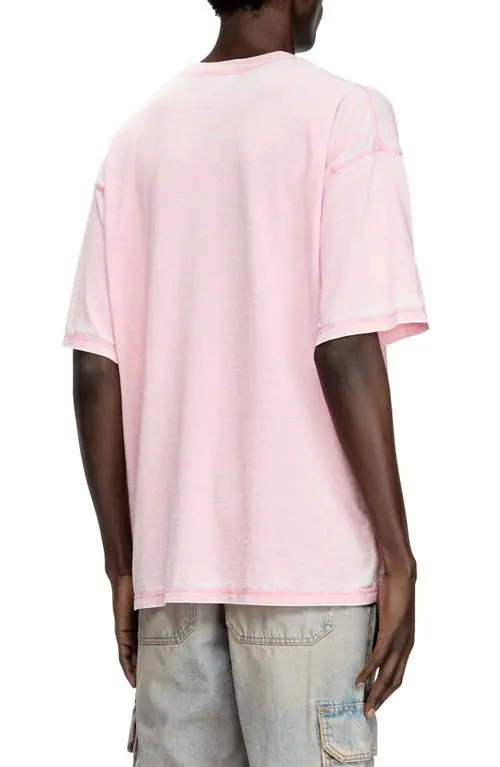 DIESEL® Relaxed Fit Cotton Blend T-shirt