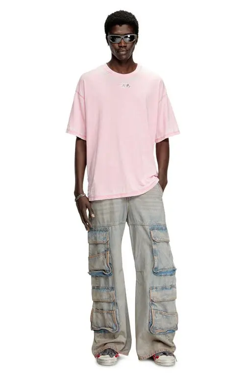 DIESEL® Relaxed Fit Cotton Blend T-shirt