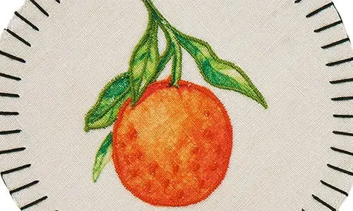 MISETTE Still Life 4-pack Linen Coasters - Multicolor