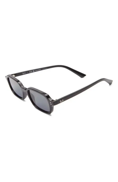 Ray-ban 52mm Polarized Pillow Sunglasses - Black