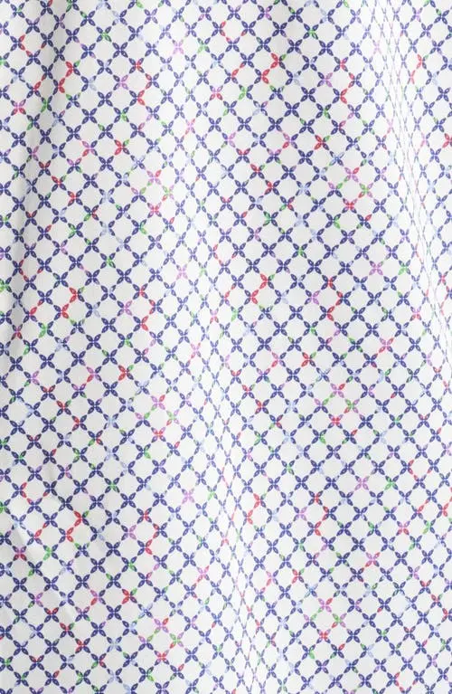 Johnston & Murphy Cross Link Print Button-up Shirt