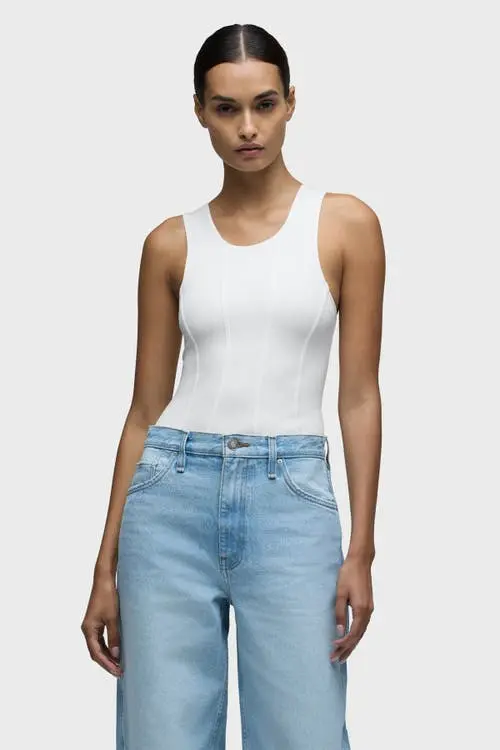 Hudson Jeans Scuba Scoop Neck Bodysuit