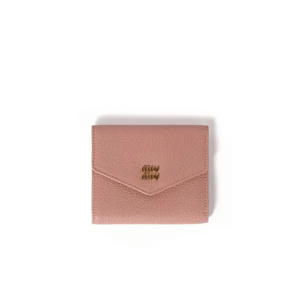Miu Miu Small Leather Wallet - Orchid Pink