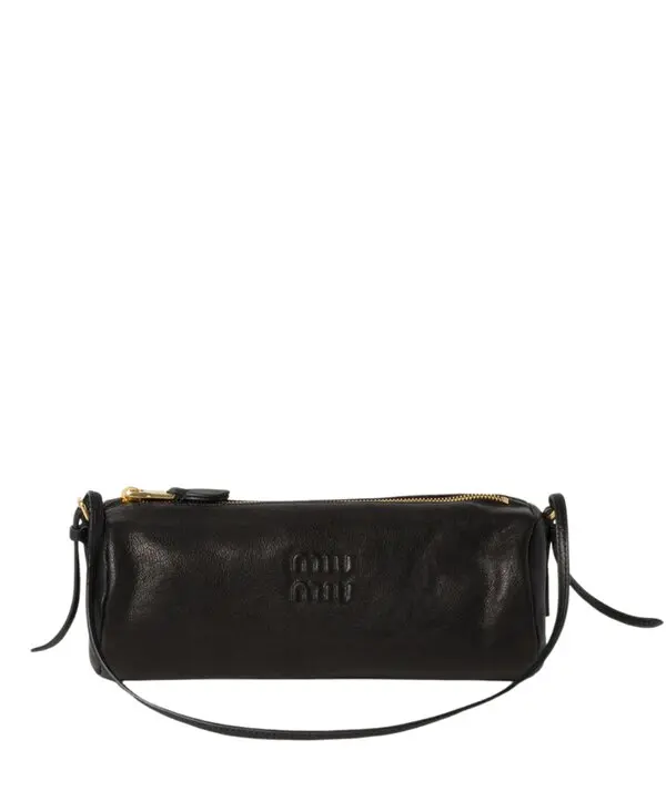 Miu Miu Nappa Leather Pouch - Black