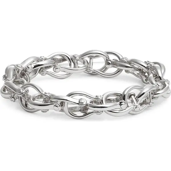 Nordstrom Twisted Chunky Chain Bracelet - Silver