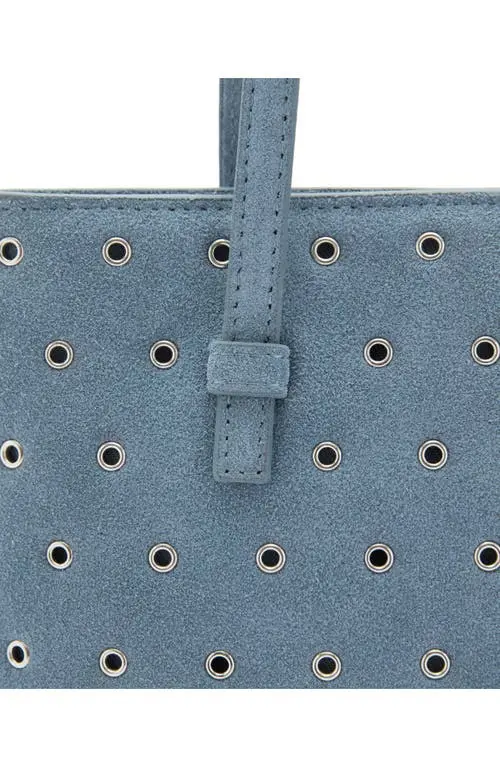 Mango Die-cut Leather Shopper Bag