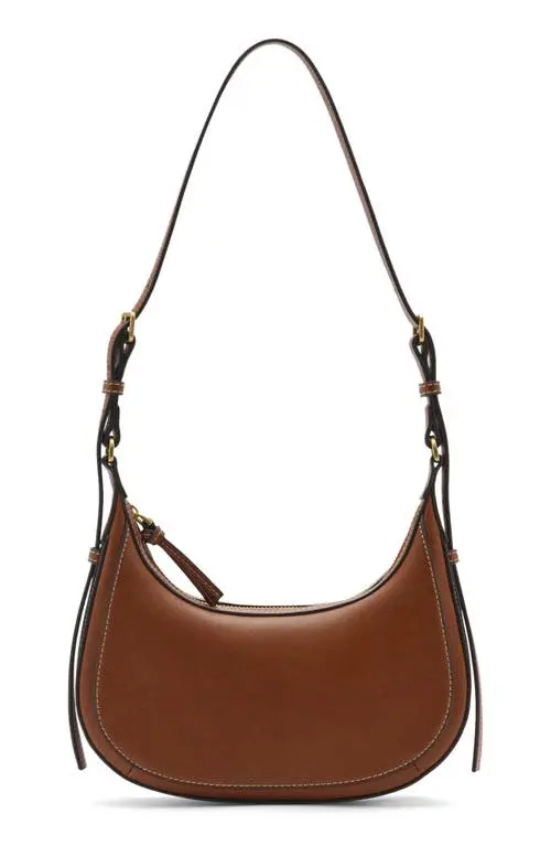 Mango Oval Faux Shoulder Bag