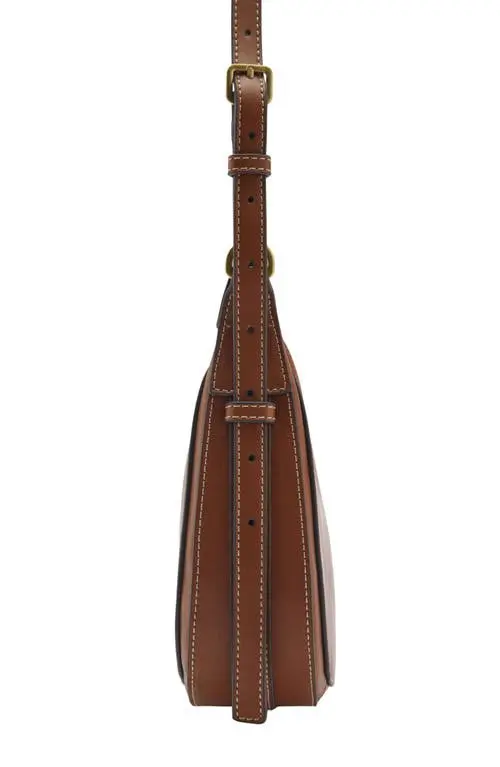 Mango Oval Faux Shoulder Bag