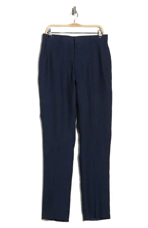 Nordstrom Henrik Trim Fit Italian Linen Suit Separate Pants - Navy Night
