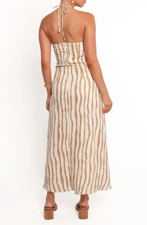 PETAL & PUP Kim Halter Maxi Dress