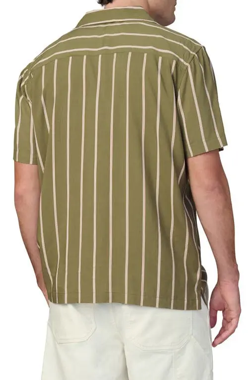 Joe's Jeans Stripe Camp Shirt