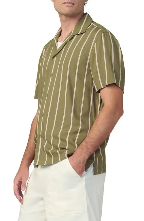 Joe's Jeans Stripe Camp Shirt