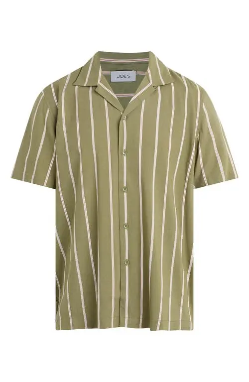 Joe's Jeans Stripe Camp Shirt