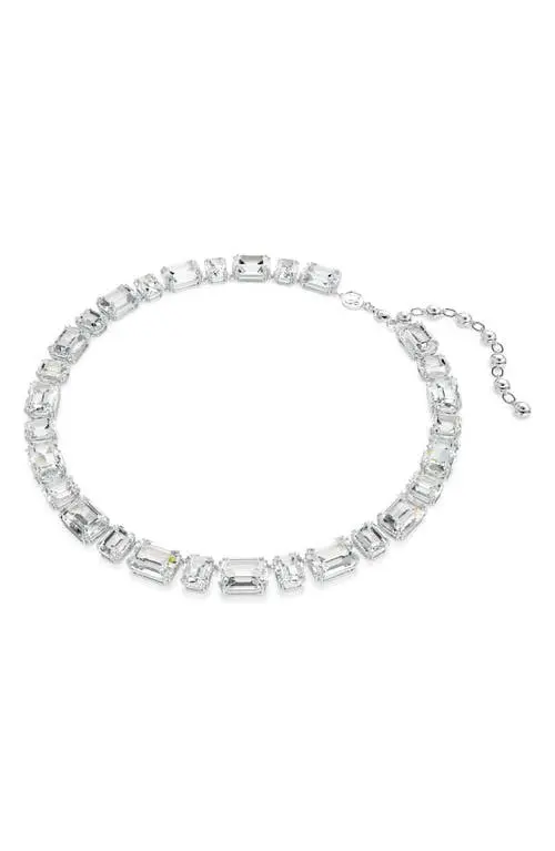 SWAROVSKI Millennia Octagon Crystal Tennis Necklace