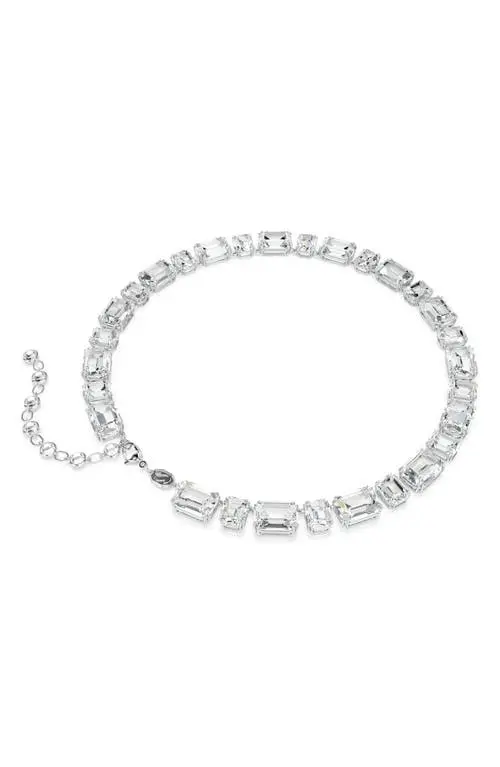 SWAROVSKI Millennia Octagon Crystal Tennis Necklace
