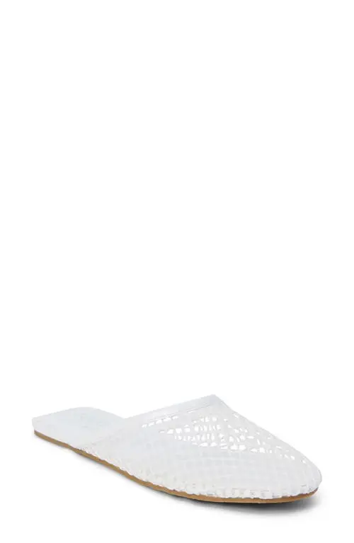 Matisse Brooklyn Mesh Mule - White