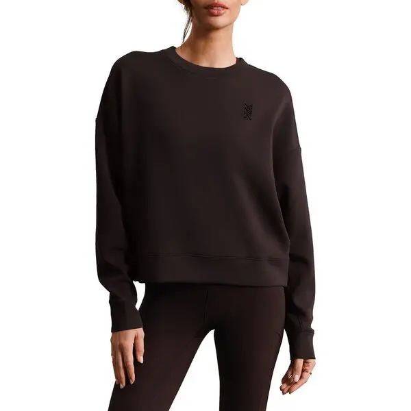 RHONE Dreamglow Crewneck Sweatshirt - Dark Espresso