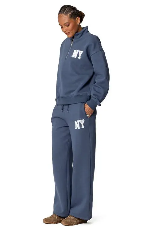 EDIKTED Ny Quarter Zip Sweatshirt