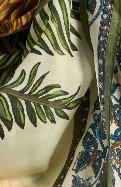Echo Palma Paradisi Cotton & Silk Square Scarf