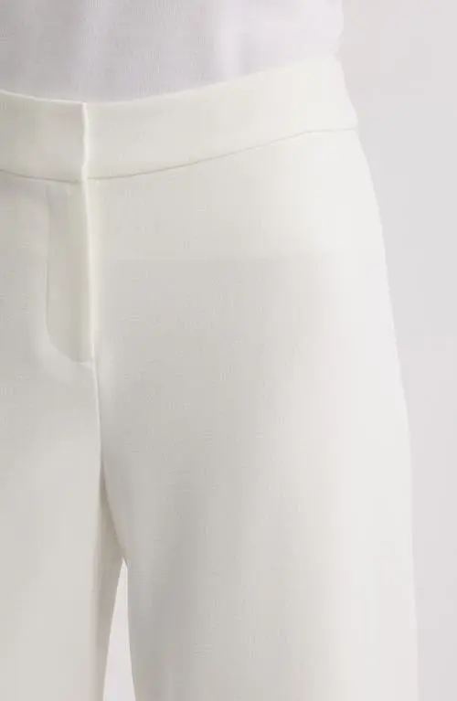 TAHARI ASL Wide Leg Trousers - White