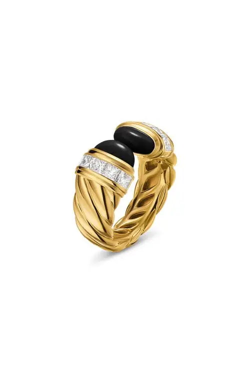 David Yurman Sculpted Cable Open Cocktail Ring
