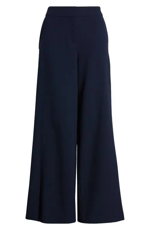 TAHARI ASL Wide Leg Pants - Deep Navy