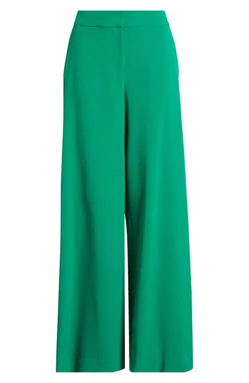TAHARI ASL Wide Leg Pants - Emerald