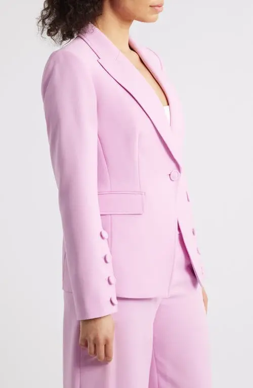 TAHARI ASL One-button Blazer - Pink Macaroon