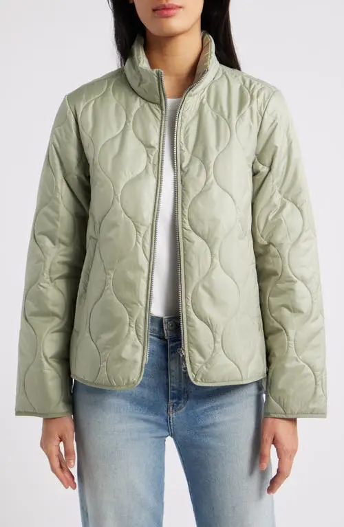 Sam Edelman Quilted Jacket - Sage