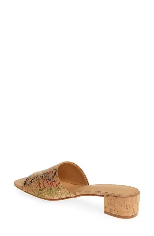 CHOCOLAT BLU Cindy Slide Sandal - Graffiti Cork