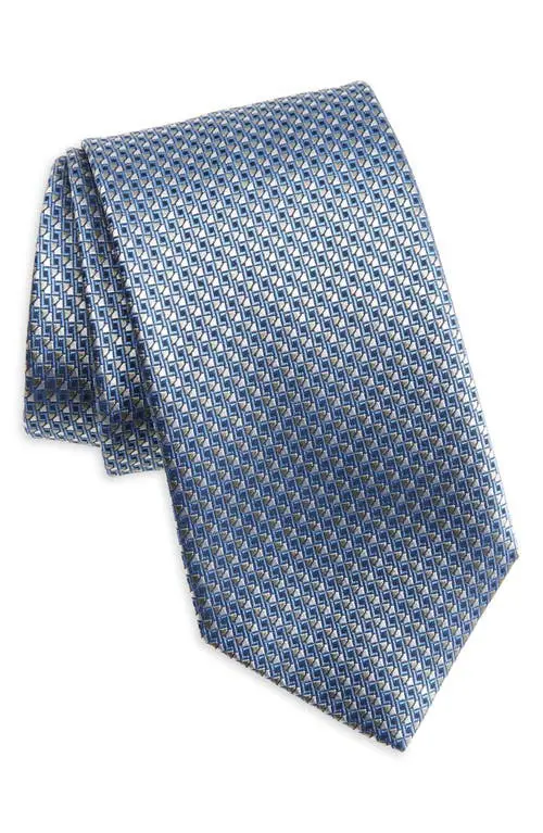 Brioni Geometric Silk Neck Tie