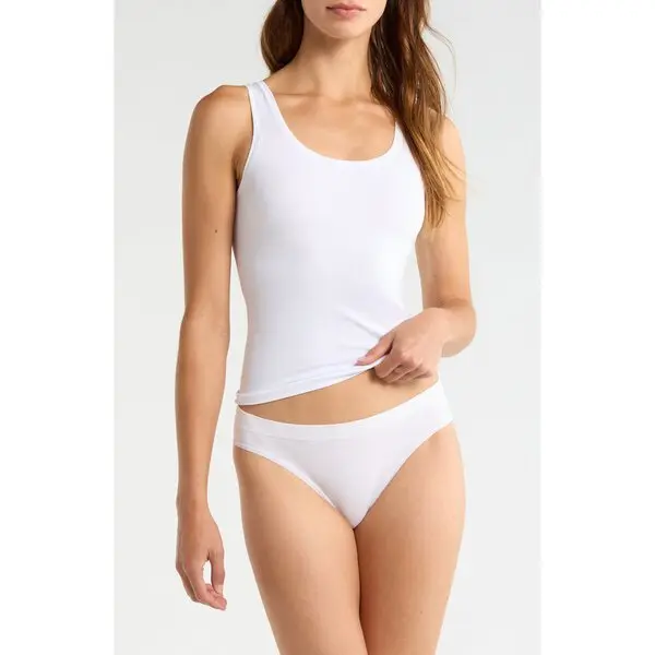 Nordstrom Seamless Tank - White