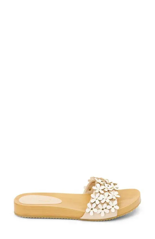 Matisse Chelsea Floral Slide Sandal - White