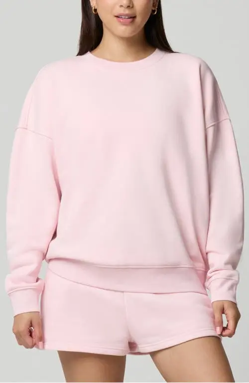 FLORENCE BY MILLS Cozy Crush Oversize Sweatshirt - Ballet Slipper